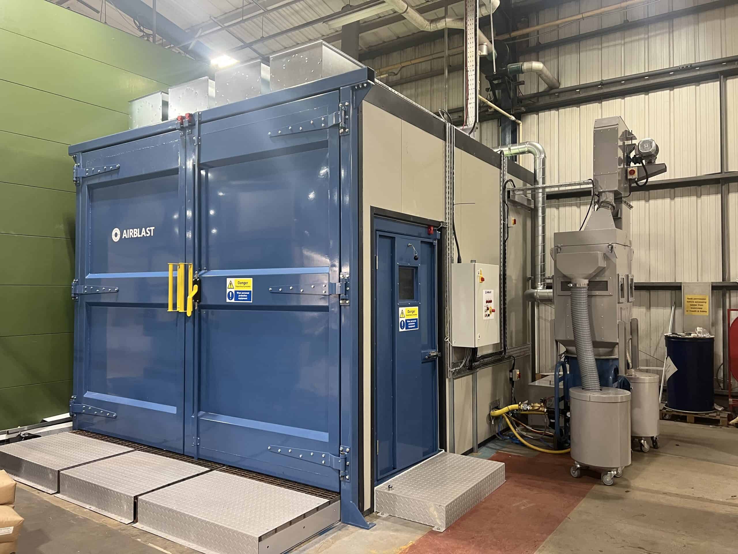 Airblast installs blast room for world's largest gas supplier ...