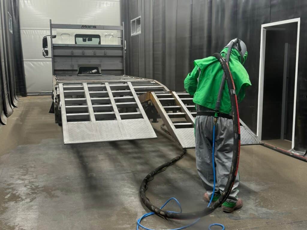 Airblast installs large grit blasting room for the motor trade sector ...